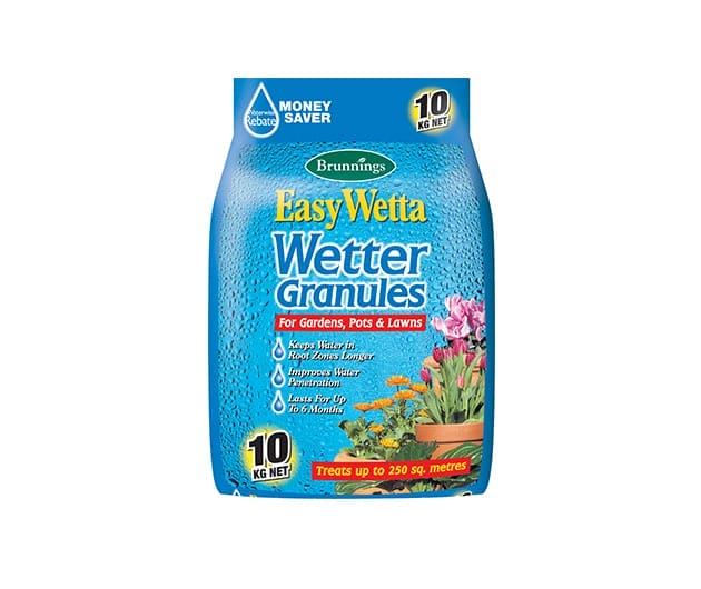 Brunnings Easy Wetta Wetter Granules 10Kg Bag — Soils Aint Soils