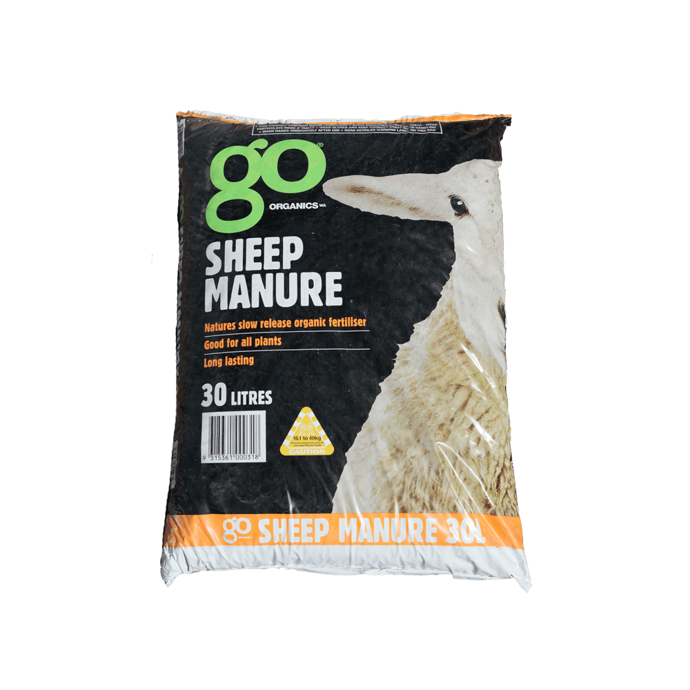 Go Organics Sheep Manure 30Lt Bag — Soils Aint Soils